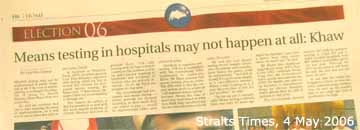 Means Testing for Medical Subsidies in Singapore